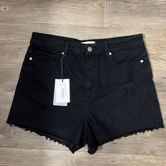 PAIGE | Shorts | Nwt Paige Margot Black Jean Shorts Size 3 | Poshmark